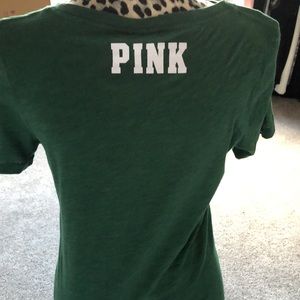 PINK Victoria's Secret | Tops | Victoria Secret Pink Msu Tee Shirt ...